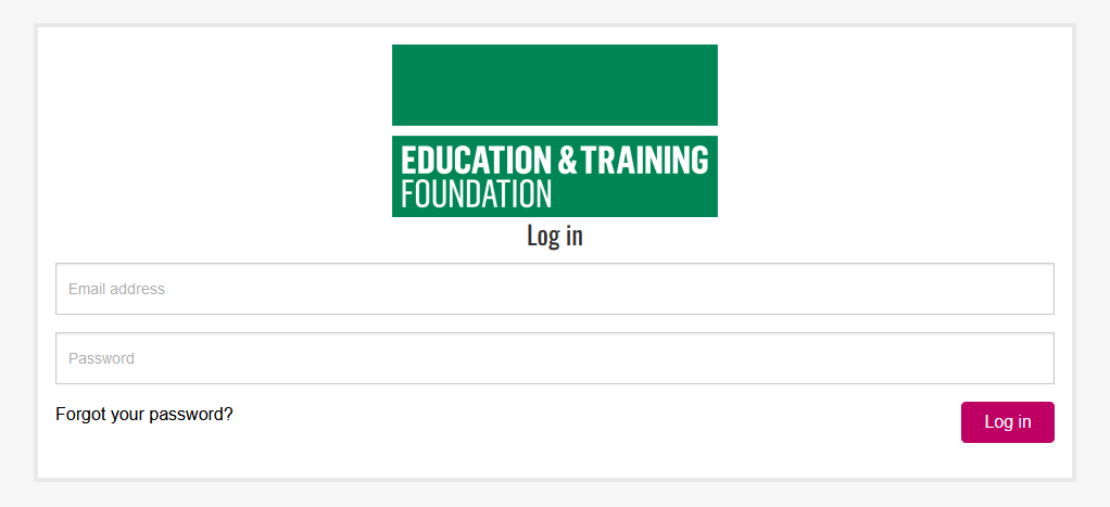 The Education Training Foundation